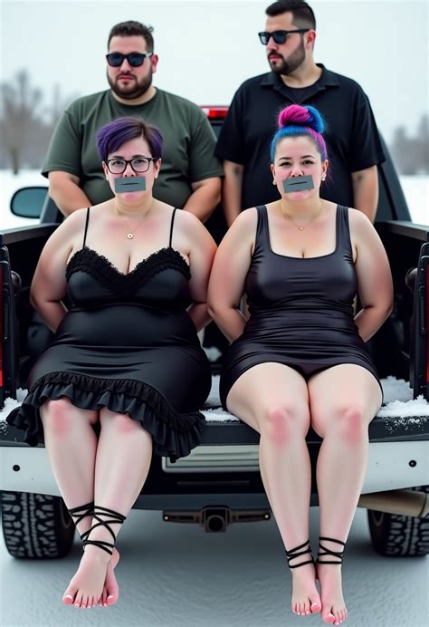 Two crying women bound and gagged in a snowed-in truck bed | Stable ...