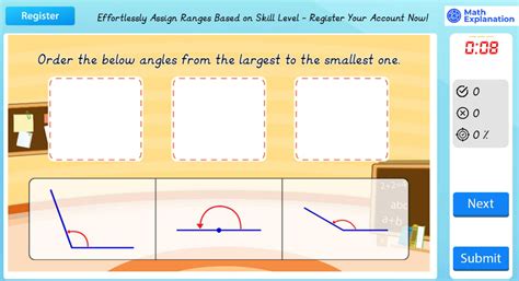 math explanation ordering angles largest to smallest engaging