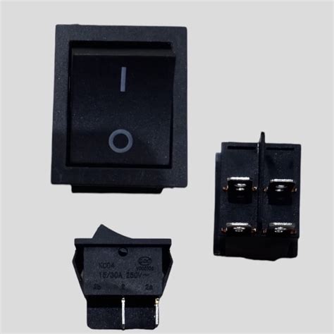 Jual Promo Rocker Switch Power Saklar Hitam Pin Kotak Besar On Off Kaki Hitam Shopee