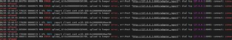 Upload To Keeper Error Errpost 1270016043adapterreport Dial Tcp 1270016043