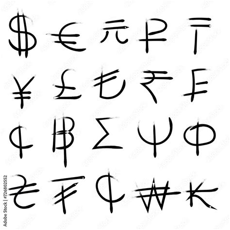 World Currency World Currency Signs Currency Symbols Money Business