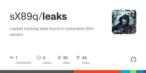 github sx89q leaks leaked hacking tools found in vulnerable ssh servers