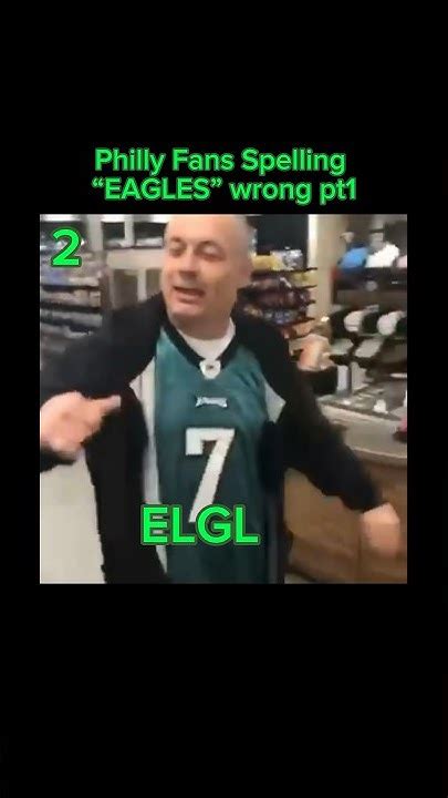 Philly Fans Spelling Eagles Wrong Pt 1 🤦🏼‍♂️ Philadelphiaeagles