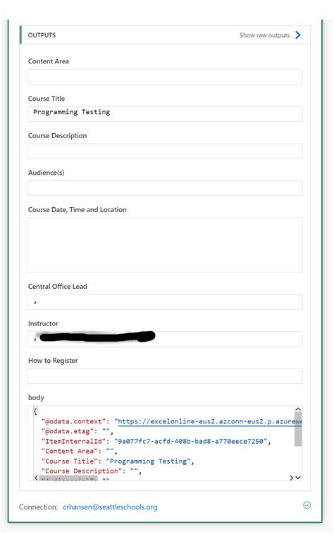 For A Selected Row Excel Issues With Arrays Power Platform Community