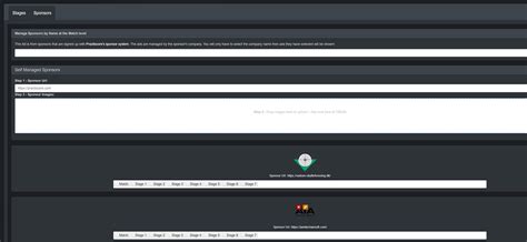 sponsores not showing practiscore the website practiscore