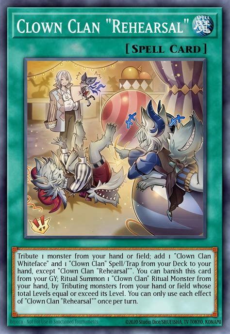 Clown Clan Rehearsal Yu Gi Oh Card Database Ygoprodeck