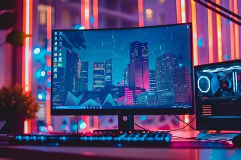bulky desktop computer with pixelated graphics on monitor sitting on