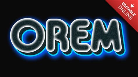 Orem | Text Effect Generator | TextStudio