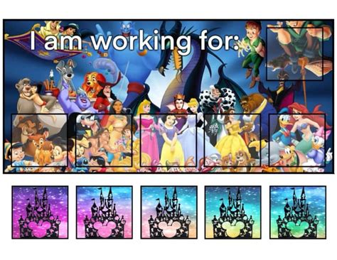 Disney Token Boards By Token Boards And Beyond Tpt