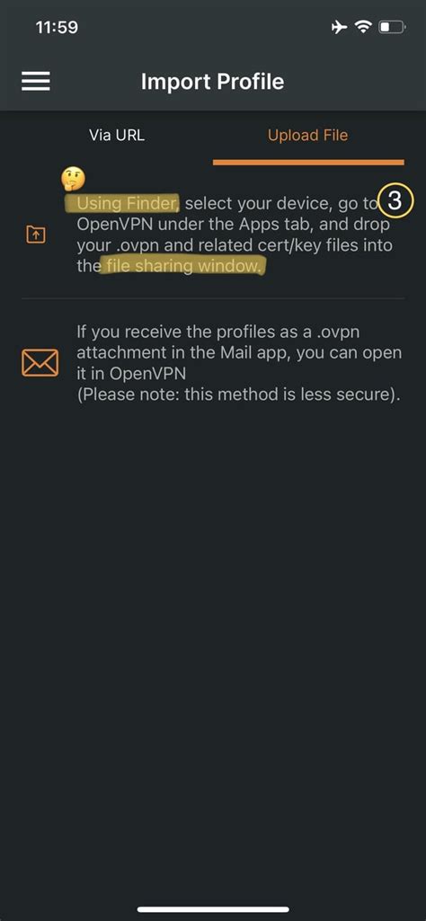ios import certificate file r openvpn