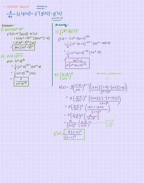 SOLUTION Differential Calculus Differentiation Rules And Examples Studypool