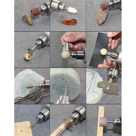 Mini Electric Grinding Set Regulating Speed Mini Hand Drill Grinder