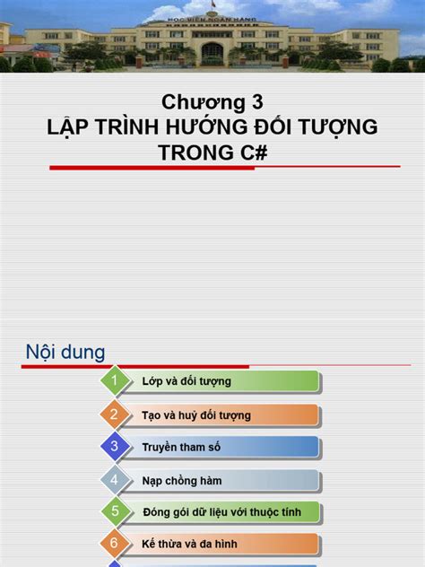 C03 Lap Trinh Huong Doi Tuong Trong C Part 2 Pdf