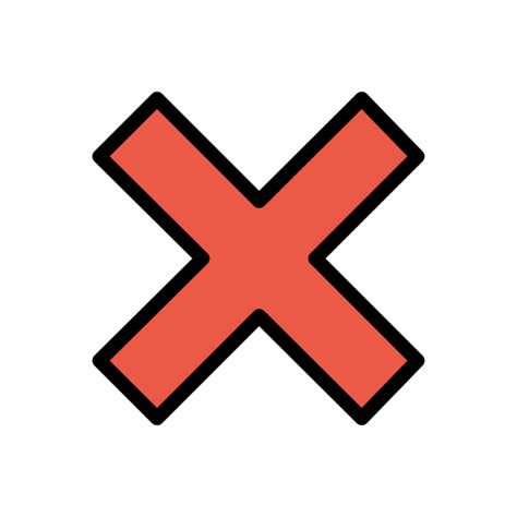 Cross Mark Emoji Meaning And Usage
