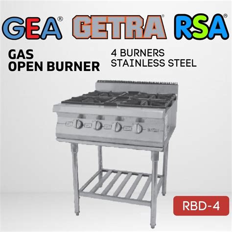 Jual Rbd 4 Rbd 4 Gas Open Burner Getra Kompor Stainless 4 Tungku Rbd