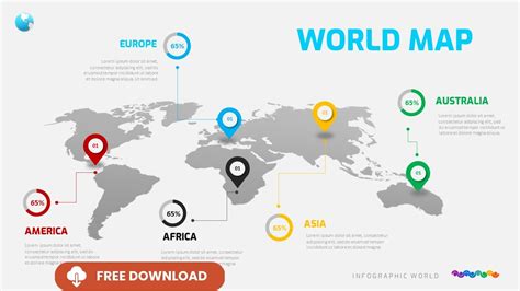 World Map Powerpoint Animation Tutorial Morph Map Location Download