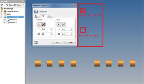 The Abilty To Select Components Or Elements When Patterning Within
