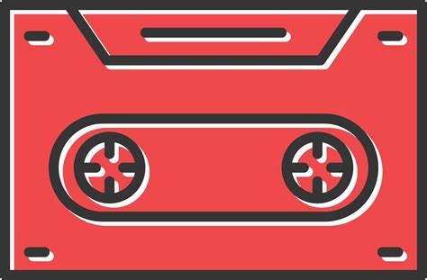 Cassette Filled Icon 9673287 Vector Art At Vecteezy