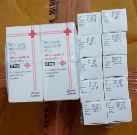 Zydus Mitomycin Injection 2mg Packaging Vial At ₹ 200order In Mumbai