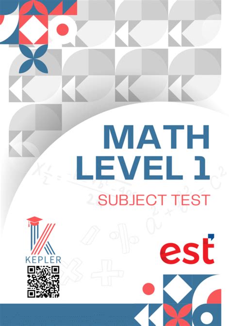 Est Ii Math Level 1 Kepler Ap Est Act Sat Center