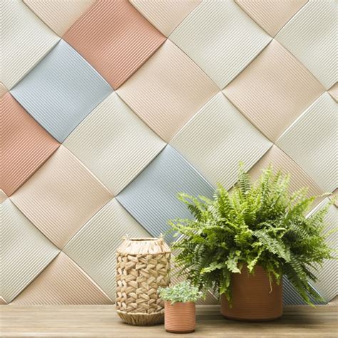 Kaza Weave Wall Weave Concrete 3d Tiles