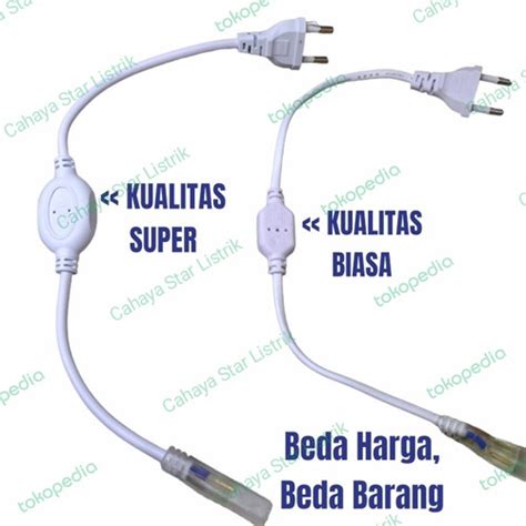 Jual Socket Lampu Led Strip Selang 5050 Adaptor Lampu Led Strip Murah Kualitas Biasa Kota