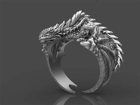 Dragon Ring 3d Model By Kseny 3design