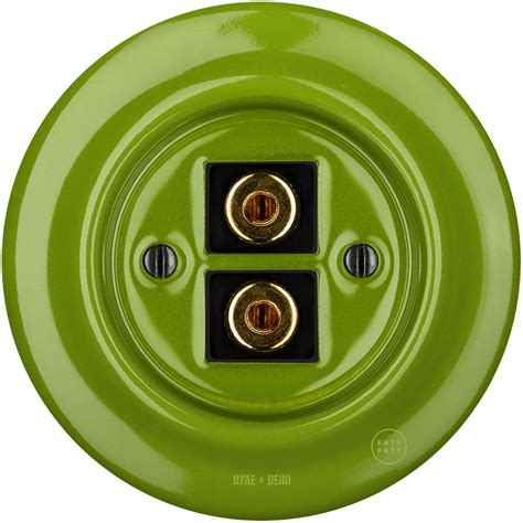 Porcelain Wall Speaker Socket Green Dyke And Dean