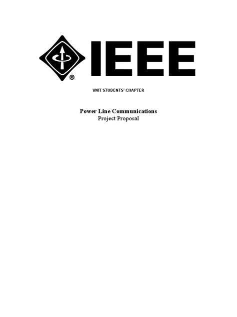 Power Line Communications Project Proposal Pdf Electric Power Transmission Microcontroller
