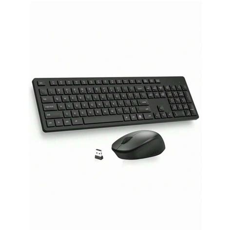 Leadsail Wireless Keyboard And Mouse Combo Full Sized Ergonomic 2 4ghz Silent Mouse 12 Fn Keys