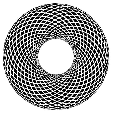 Hermann Grid Illusion On A Donut Rgeometryisneat