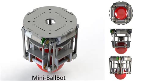 Mini Ballbot Robot Design 3d Printing Diy Mechatronics Engineering