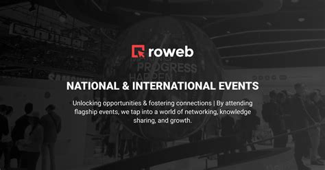 National And International Events Roweb