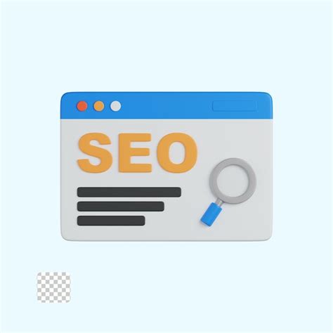 Premium Psd Seo 3d Icon