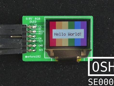 Arturo182s 16 Bit Color Oled Pmod Board Is Certified Open Source Hardware — And Available Now