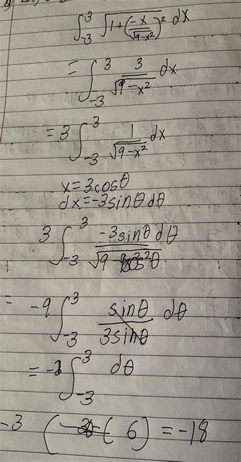 What Did I Do Wrong The Corect Answer Is 3 Pi Rcalculus