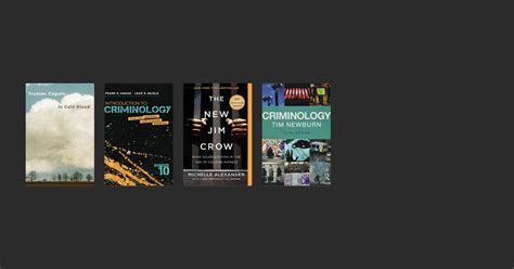 4 Best Criminology Books