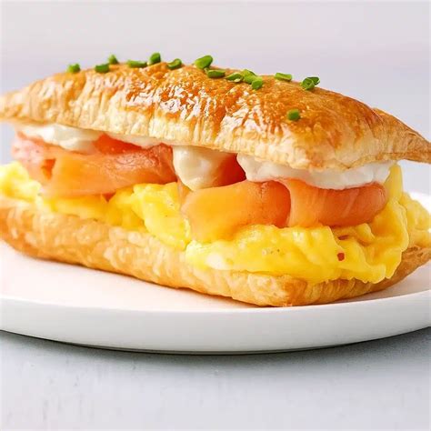 Easy Salmon And Egg Breakfast Elegant Puff Pastry Brunch