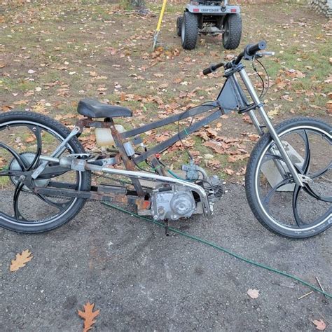 Stretched Square Tube Frame With 3 Speed Honda Cub Engine