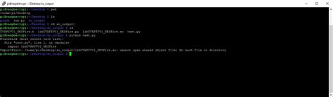 python cannot import shared object file which is in the same