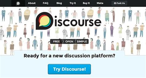 open source discussion forum software discourse
