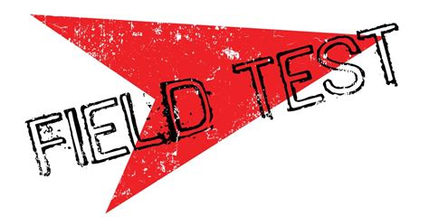 Field Test Rubber Stamp Royalty Free Vector Image