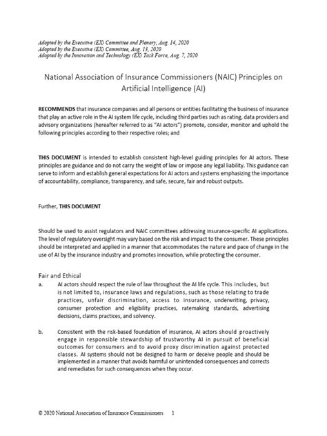 Ai Principles As Adopted By The Tf 0807 Pdf Artificial Intelligence Intelligence Ai