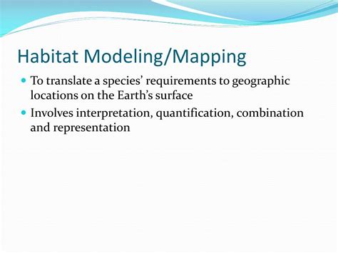 Ppt Habitat Modeling Powerpoint Presentation Free Download Id2833265