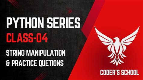 Python Zero To Hero Class 04 Strings In Python Must Watch For