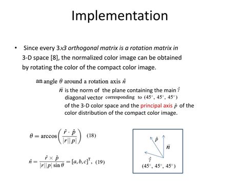 Ppt Using Eigencolor Normalization For Illumination Invariant Color Object Recognition