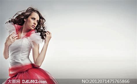 柔顺秀发靓丽美女模特摄影高清图片 大图网图片素材
