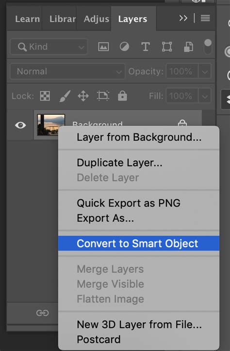 can t convert layers to smart object adobe photosh adobe product