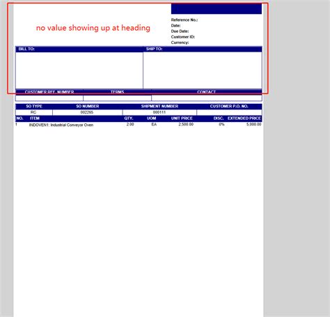 Acumatica Document Report Invoice Title Does Not Show Value From Page