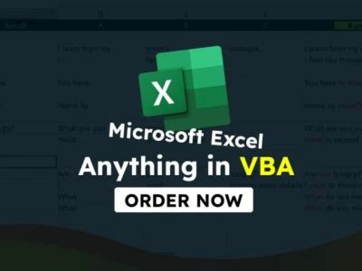 Excel Automation Using VBA And Macros Upwork